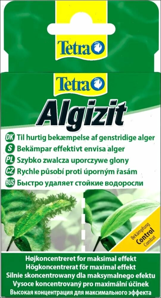 Средство против водорослей Tetra Algizit 10 табл, быстрого действия