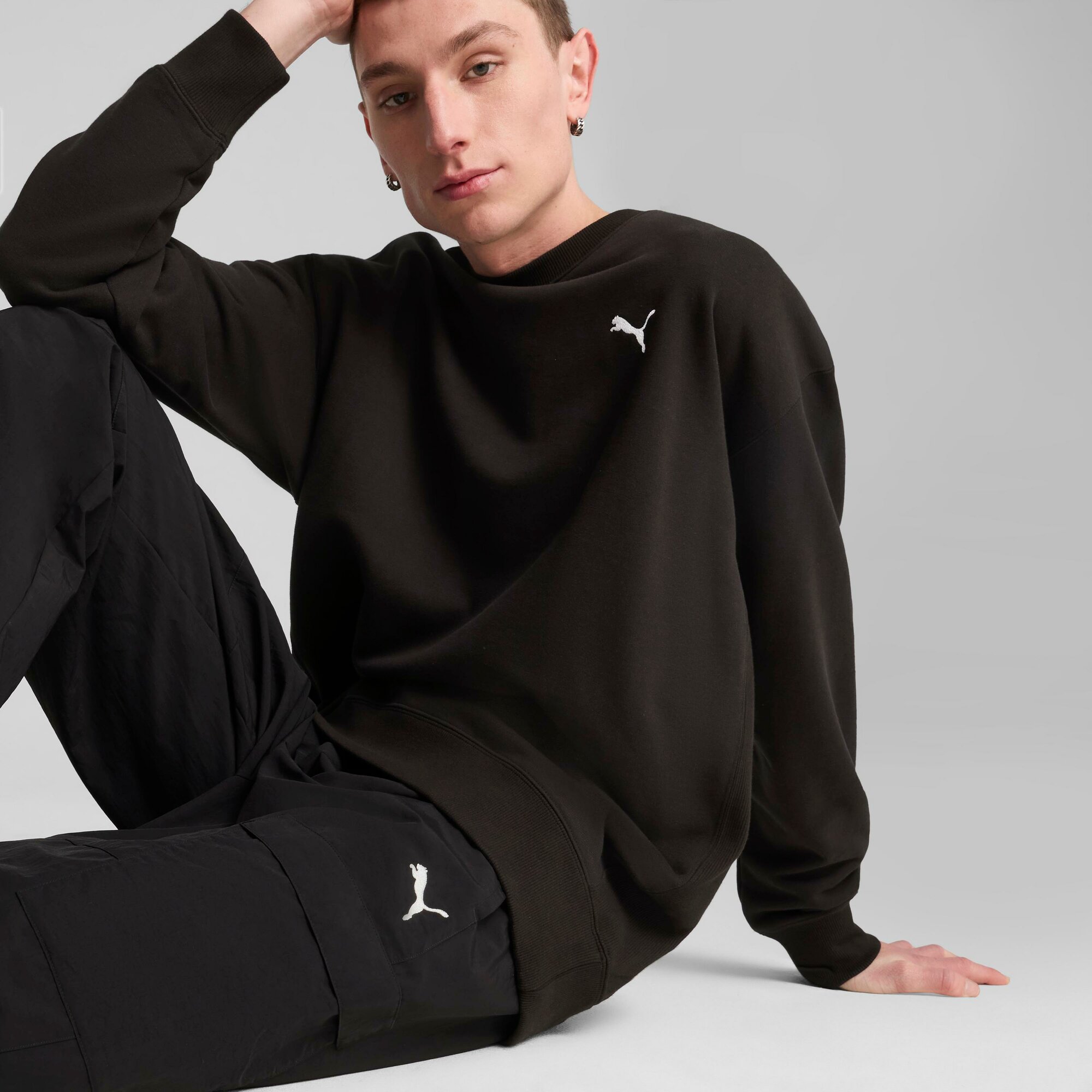 Брюки PUMA WARDROBE ESS Cargo Pants, размер XXL, черный — фото 1