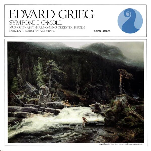 Edvard Grieg - Musikselskabet «Harmonien»s Orkester, Karsten Andersen - Symfoni I C-Moll VG+