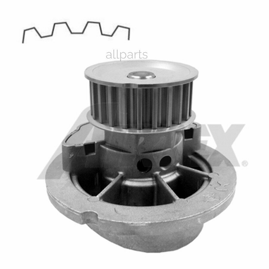 AIRTEX 1676 Помпа водяная OPEL CORSA MERIVA ASTRA 98 1.4i.16v 1.6i 16v