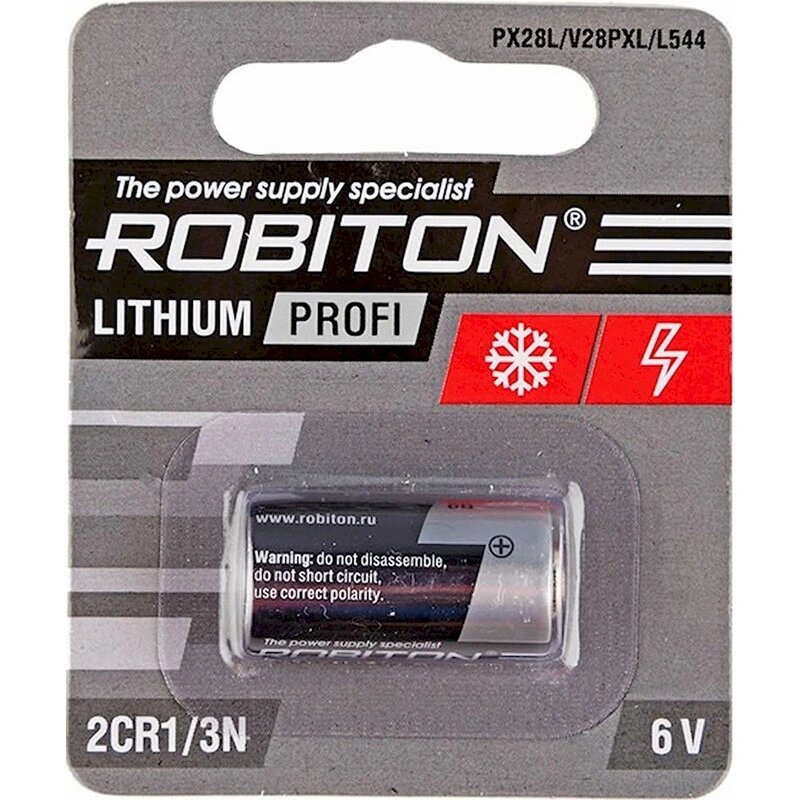 Батарейка Robiton PROFI R-2CR1/3N-BL1 2CR1/3N BL1 13708