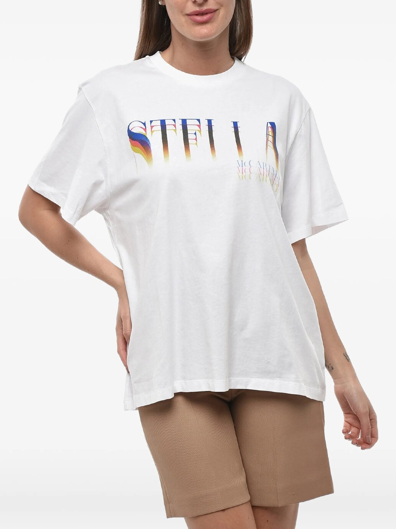 Футболка Stella McCartney Logo-print T-shirt