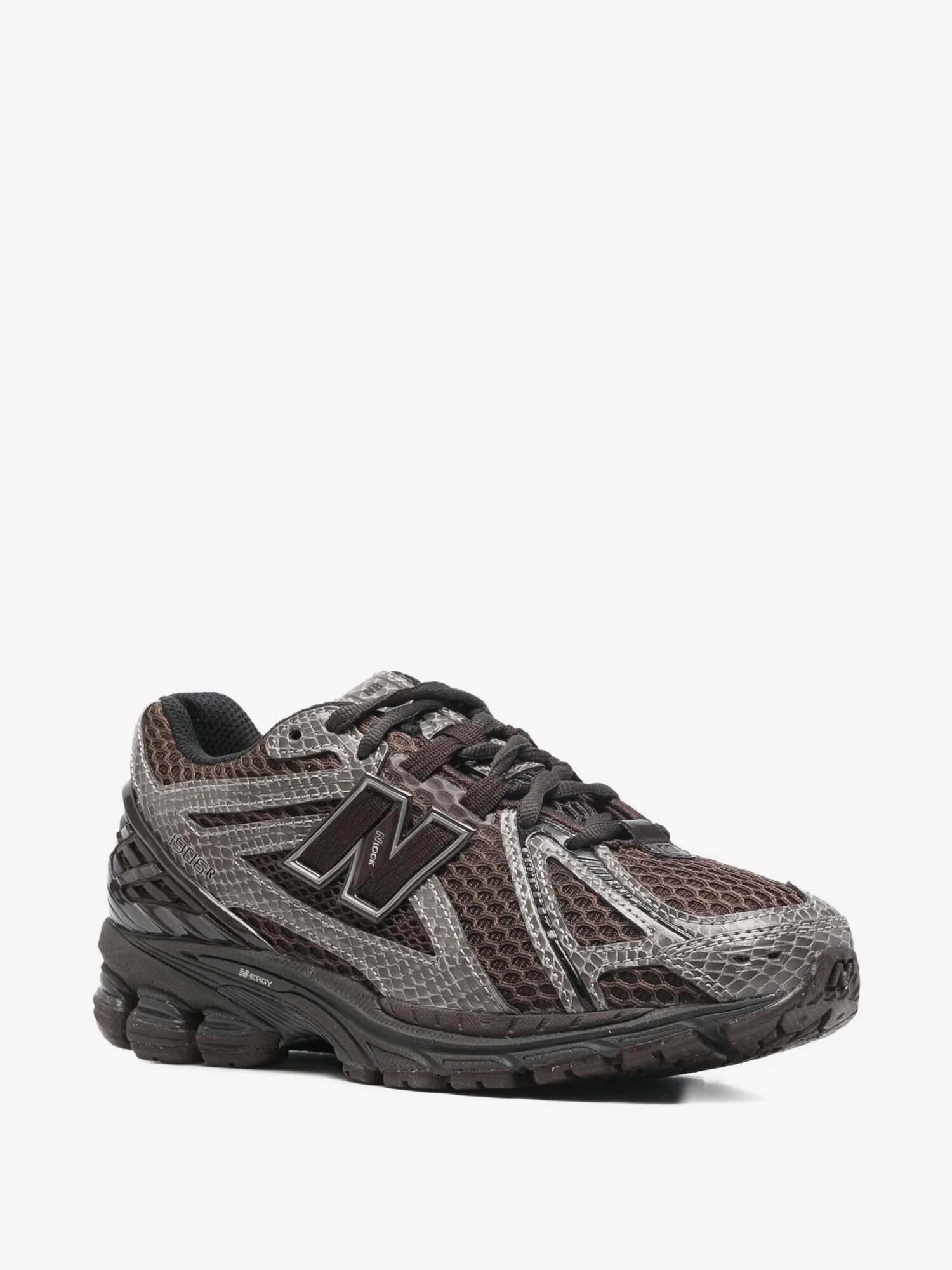 Кроссовки New Balance 1906R, размер 9.5, коричневый/серый/оранжевый — фото 1