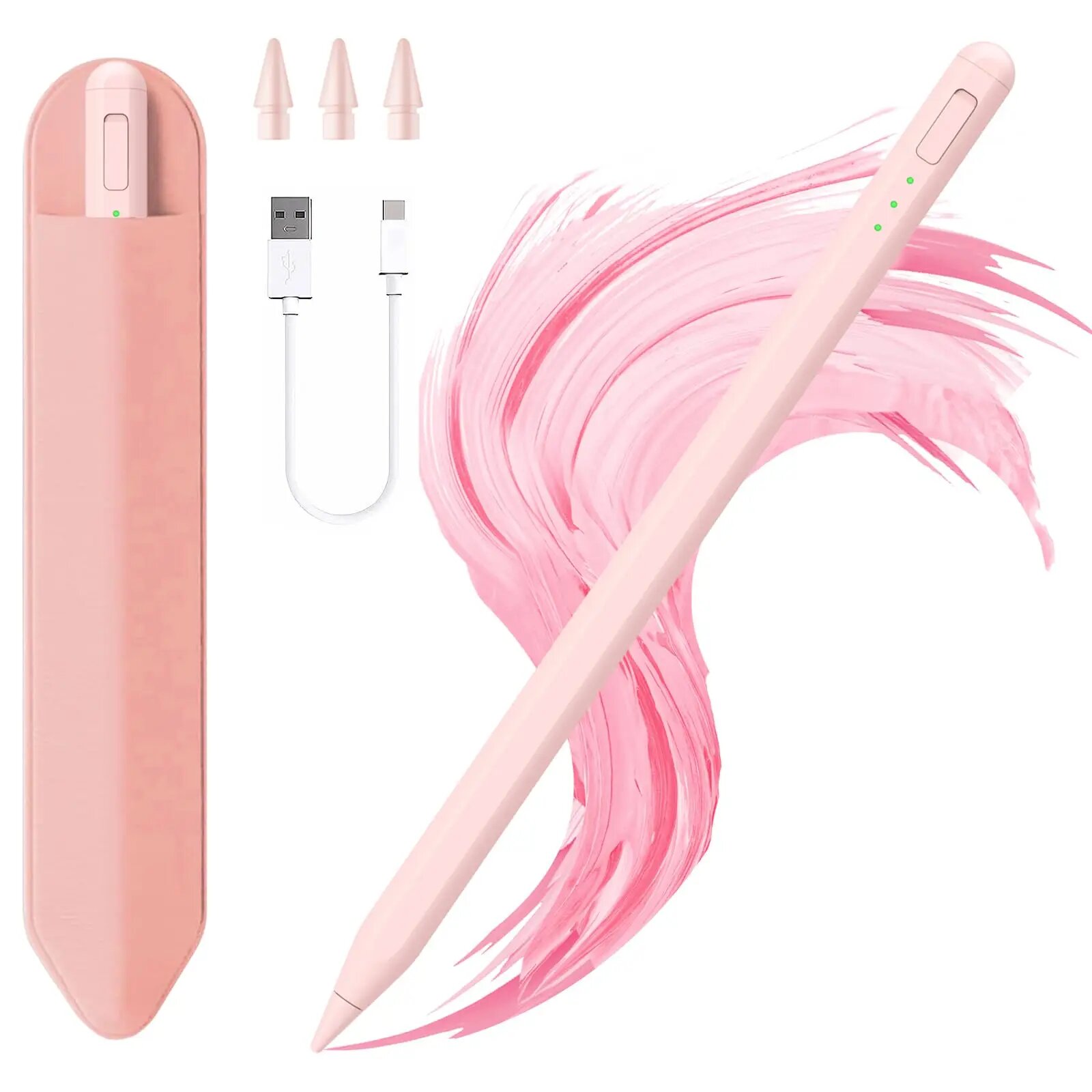 Стилус UOGIC для iPad 11 и 10 поколений Pink, Розовый