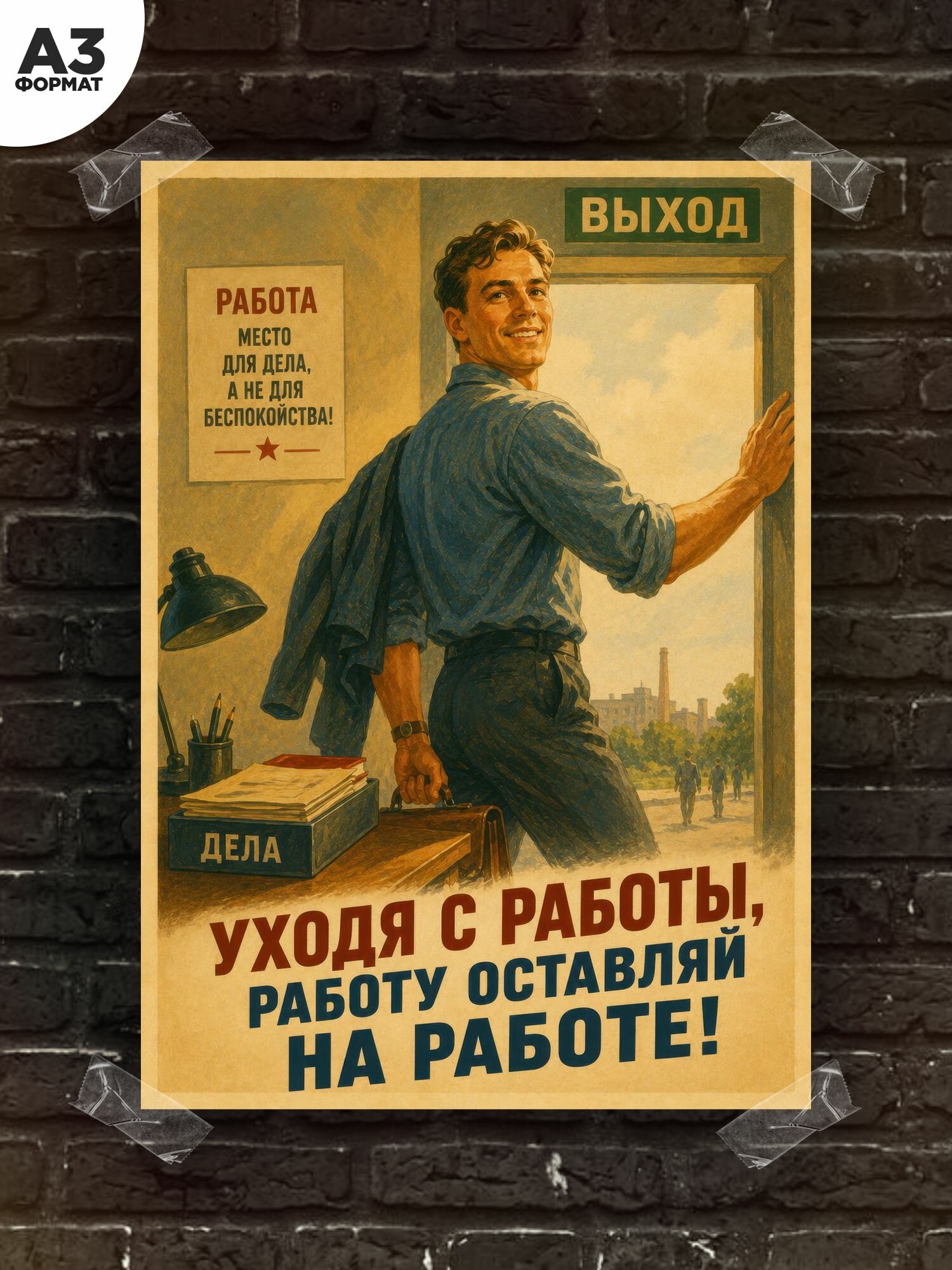 Советские постеры и плакаты СССР
