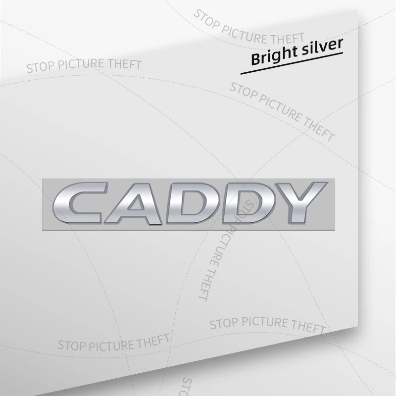 Наклейка на бампер Caddy Bright Silver