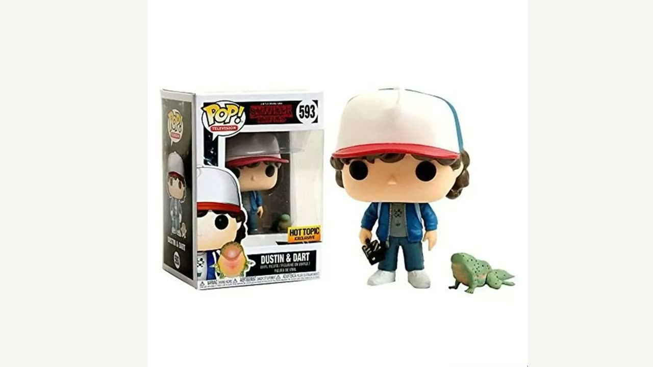 Фигурка Funko Pop! Stranger Things 593 Dustin & Dart, коллекционная, ABS пластик — фото 1