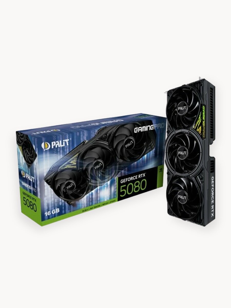 Видеокарта Palit GeForce RTX 5080 GAMINGPRO 16G