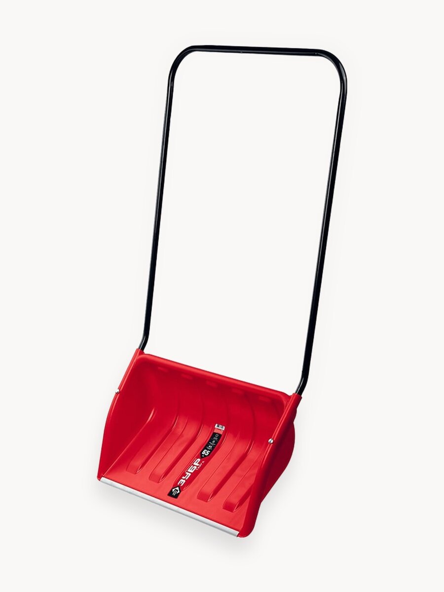 Снеговой движок (скрепер) ЗУБР Профессионал Тайга 650 мм 39934, пластик, материал алюминий