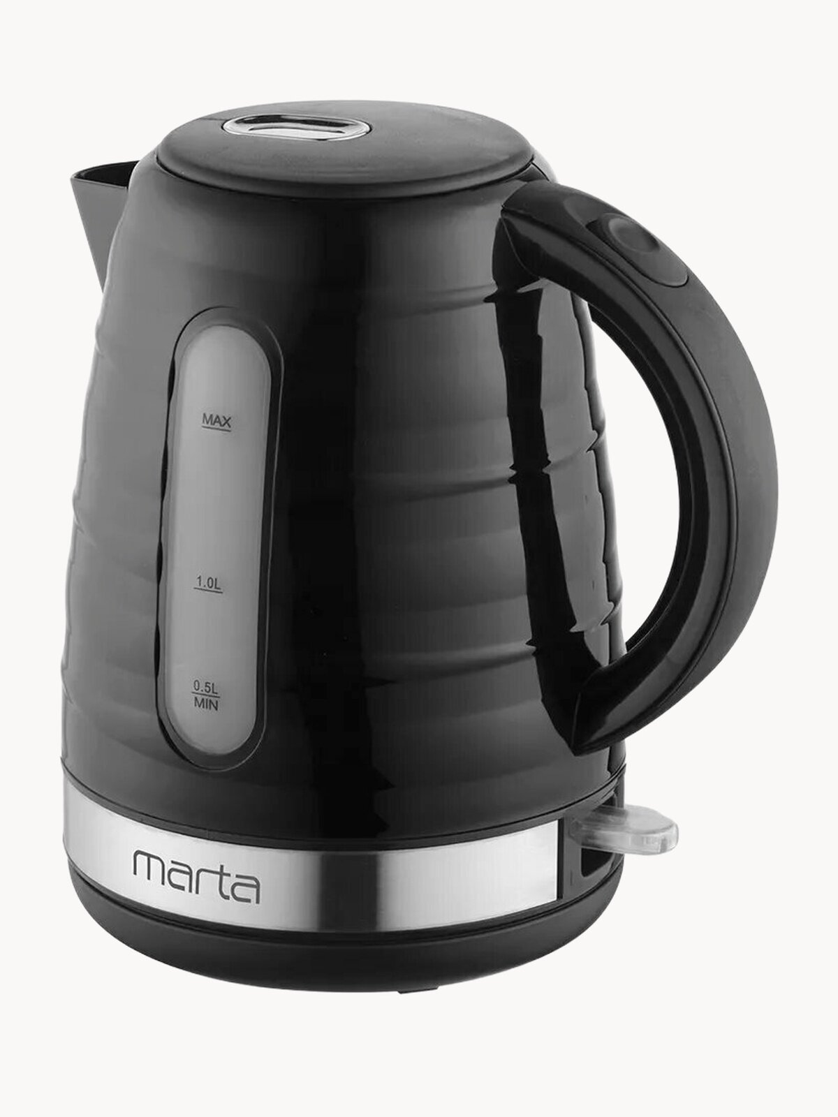 Электрический чайник MARTA MT-4633 черный металлический , 1.8 л