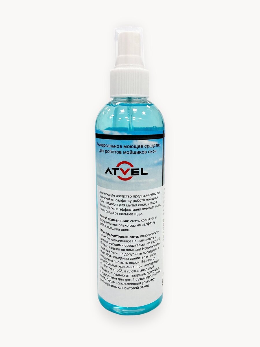 Универсальная жидкость для роботов мойщиков окон Z5-20, бесцветная, 250 мл
