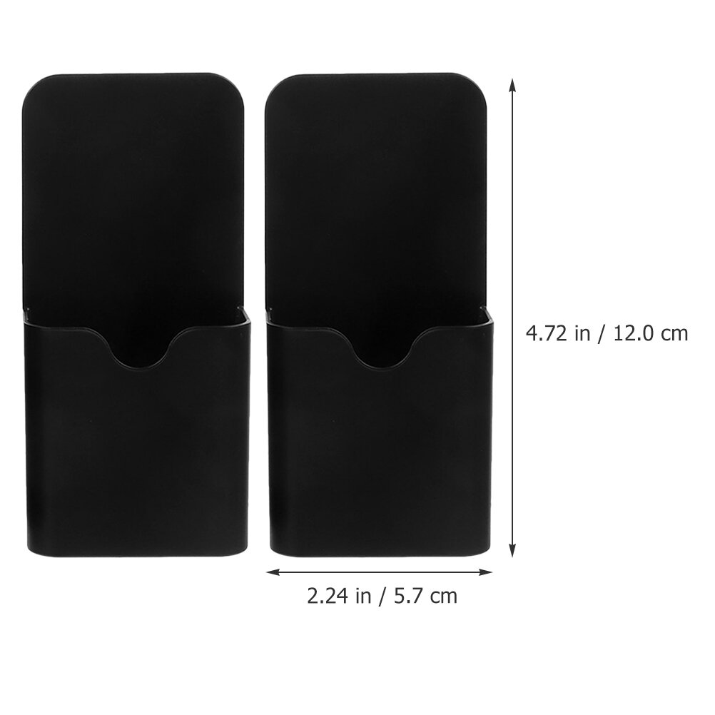 Держатель Ручек С Магнитом На Доску 2 Шт Черный Размер 12.00X5.70X2.70Cm
