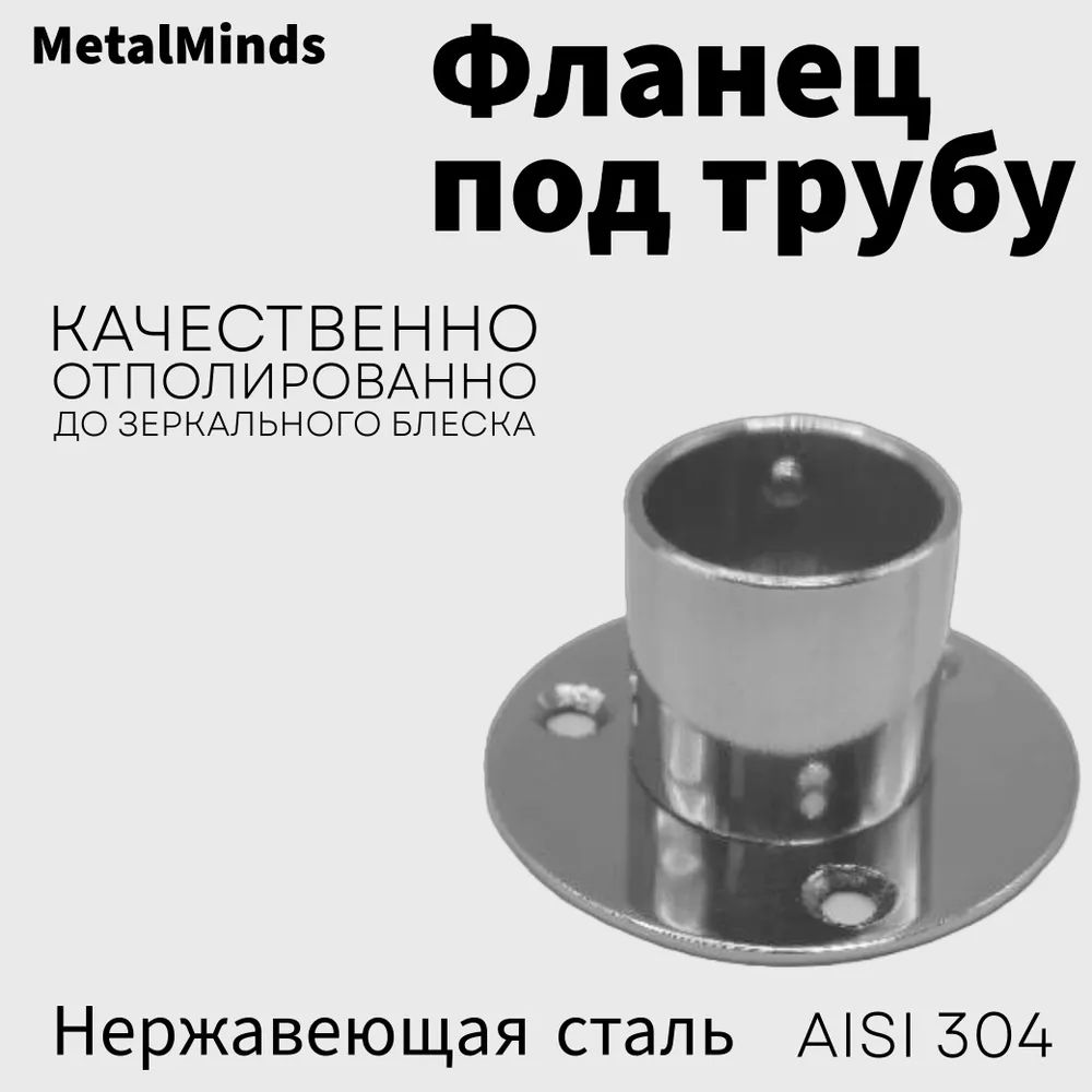 Фланец(комплект 2ШТ) для труб хромированных 16мм, высокий, с фиксатором, торговое оборудование, система Джокер крепление для труб детали для полок фланец напольный