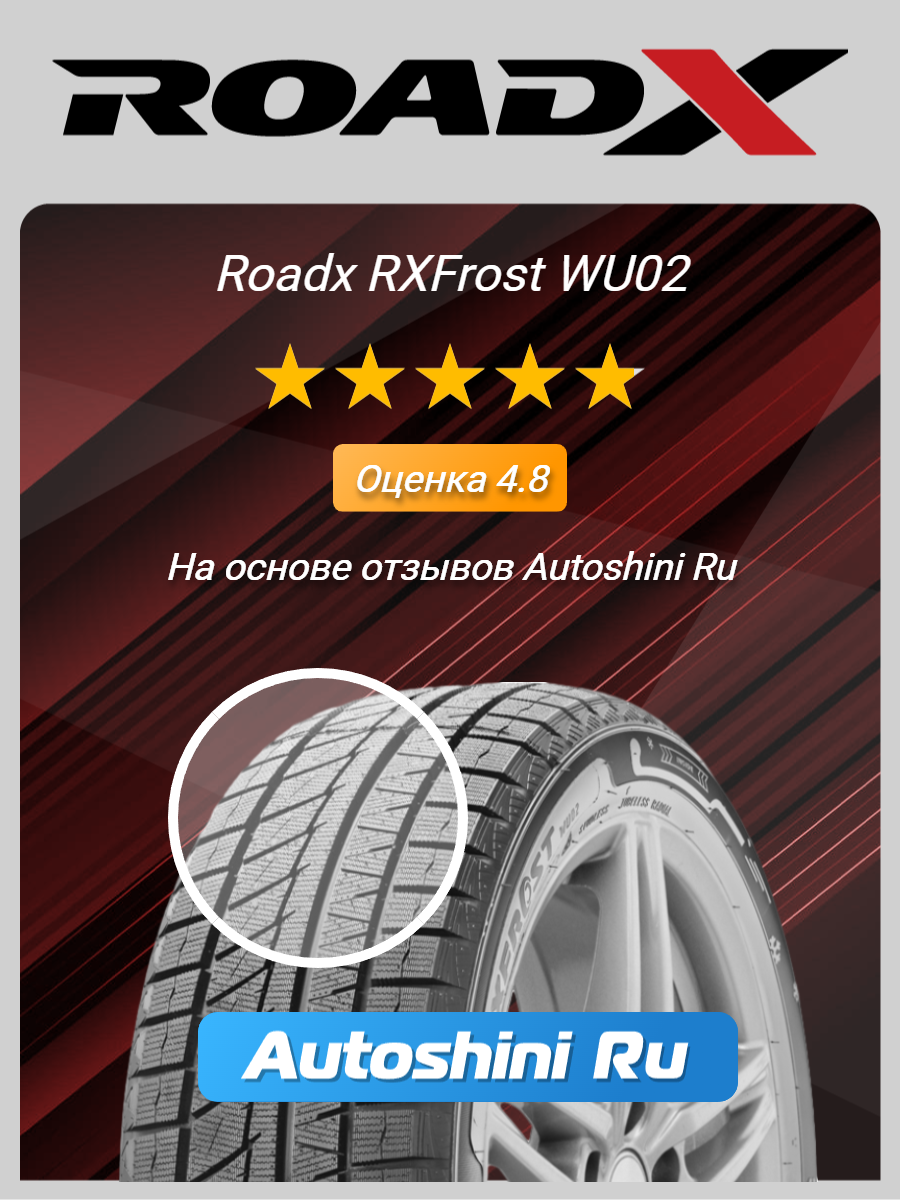 Шины зимние Roadx RXFrost WU02 285/40 R21 109T (нешип)