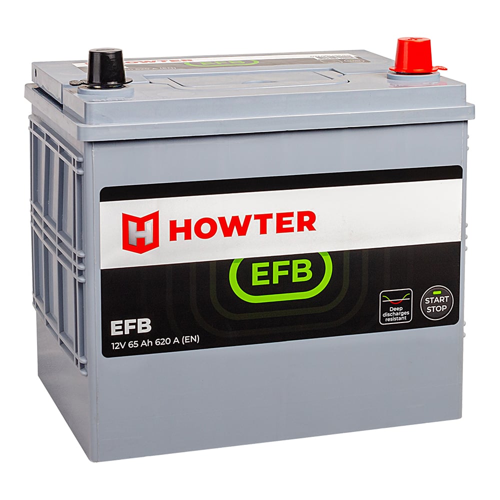 Аккумулятор Howter EFB 65R 620A 232x173x225 463177