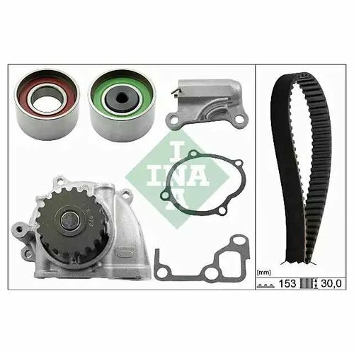 Водяной насос + комплект зубчатого ремня PowerGrip™ Ina 530047730 для Mazda 6, MPV II