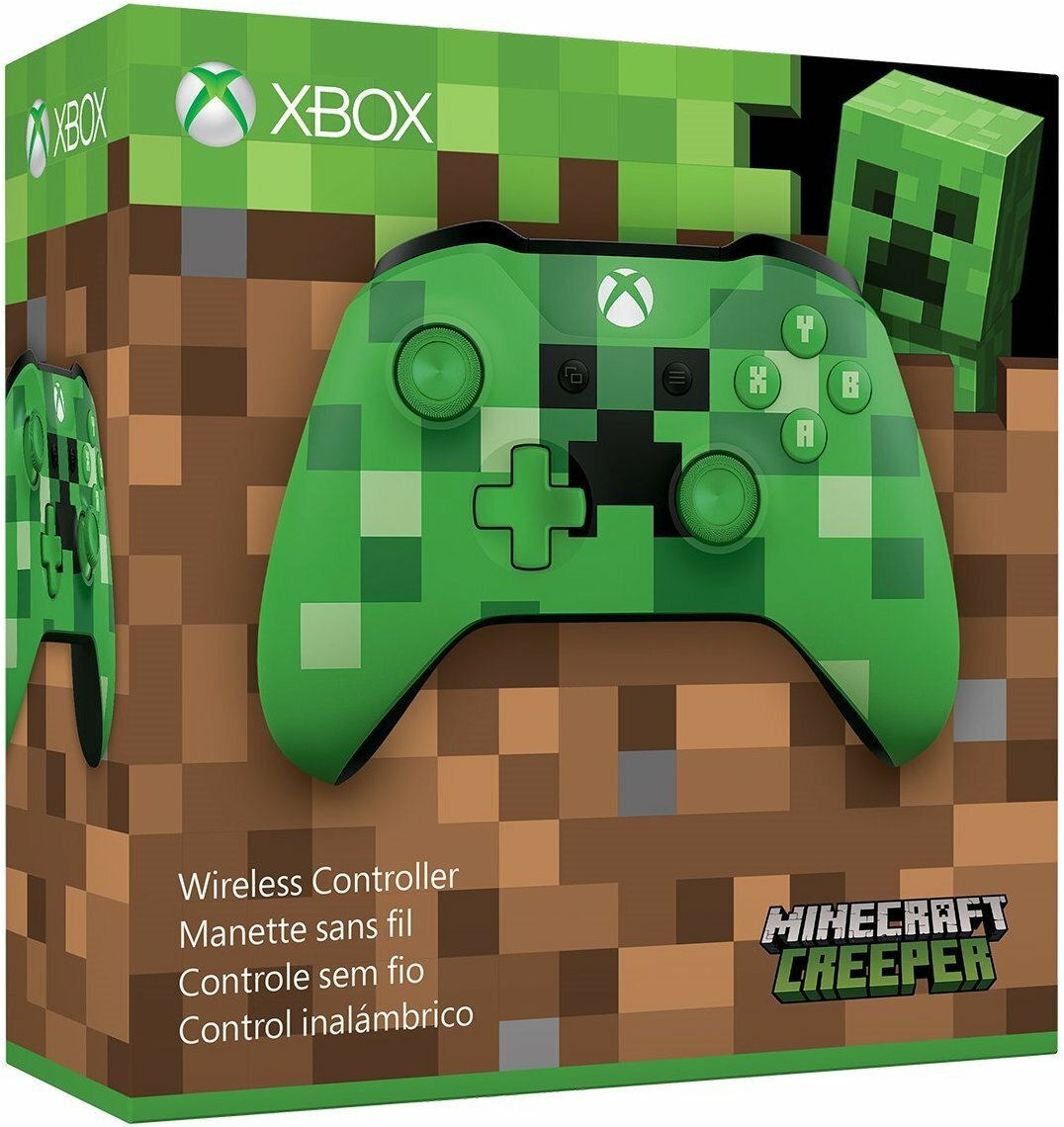 Геймпад для Xbox One S X / Series S X Minecraft Creeper Limited Edition в коробкеГеймпад для Xbox One S X / Series S X Minecraft Creeper Limited Edition в коробке