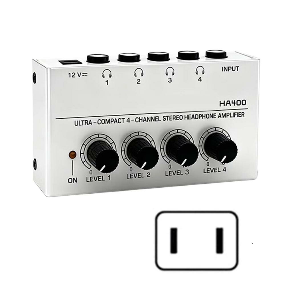 4-канальный усилитель-распределитель для наушников, Штепсельная Вилка США