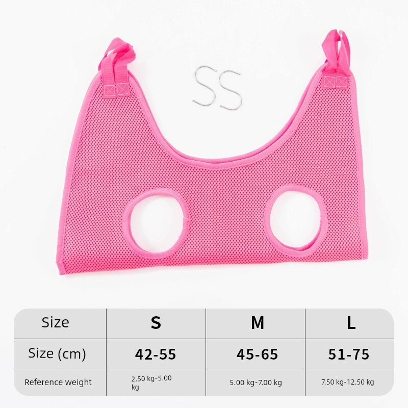 Гамак для груминга собак, инструмент для стрижки, обрезки когтей и купания. красный красивый гамак_S[Модернизированная