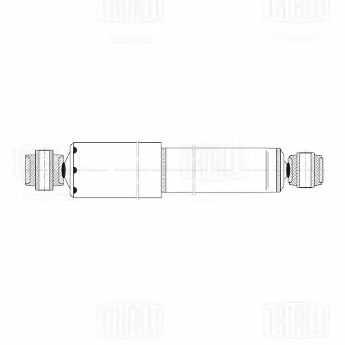 Амортизатор передний Dodge Caravan 2.4-3.8 00-07/Chrysler Voyager 2.4-3.8 00-08