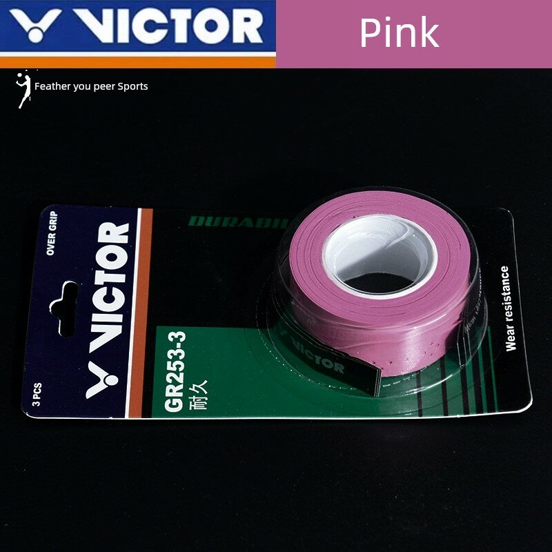 Аутентичная ракетка для бадминтона VICTOR Victory, резиновая теннисная ракетка, нескользящая, GR233-3 Victor,