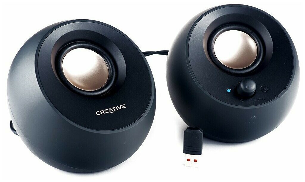 Колонки Creative Pebble V3 MF1700 черный (51MF1700AA000)