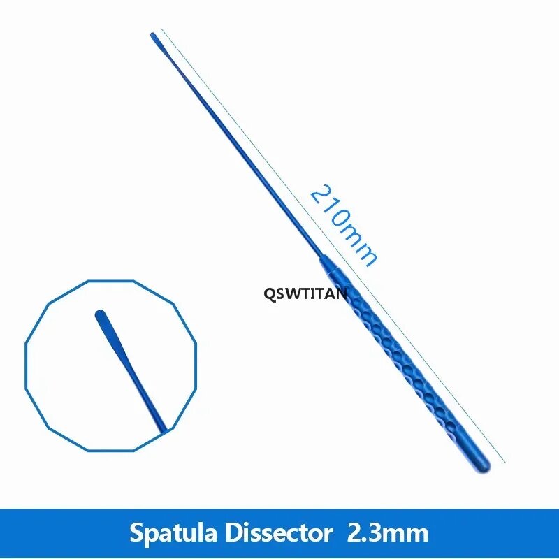 Титановый диссектор-лопатка QSWTITAN 21 см, 2.3 мм