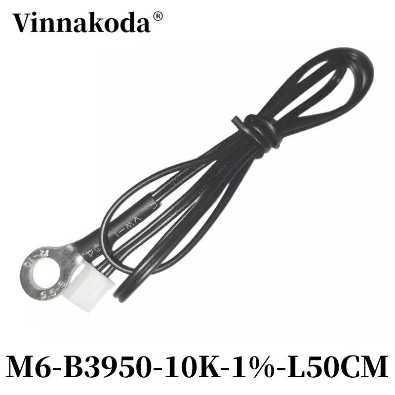 Датчик температуры NTC, термистор для измерения температуры 10K B3950 1% M3M4M5M6M8M10, инверторный вентилятор, провод, фиксированный зонд