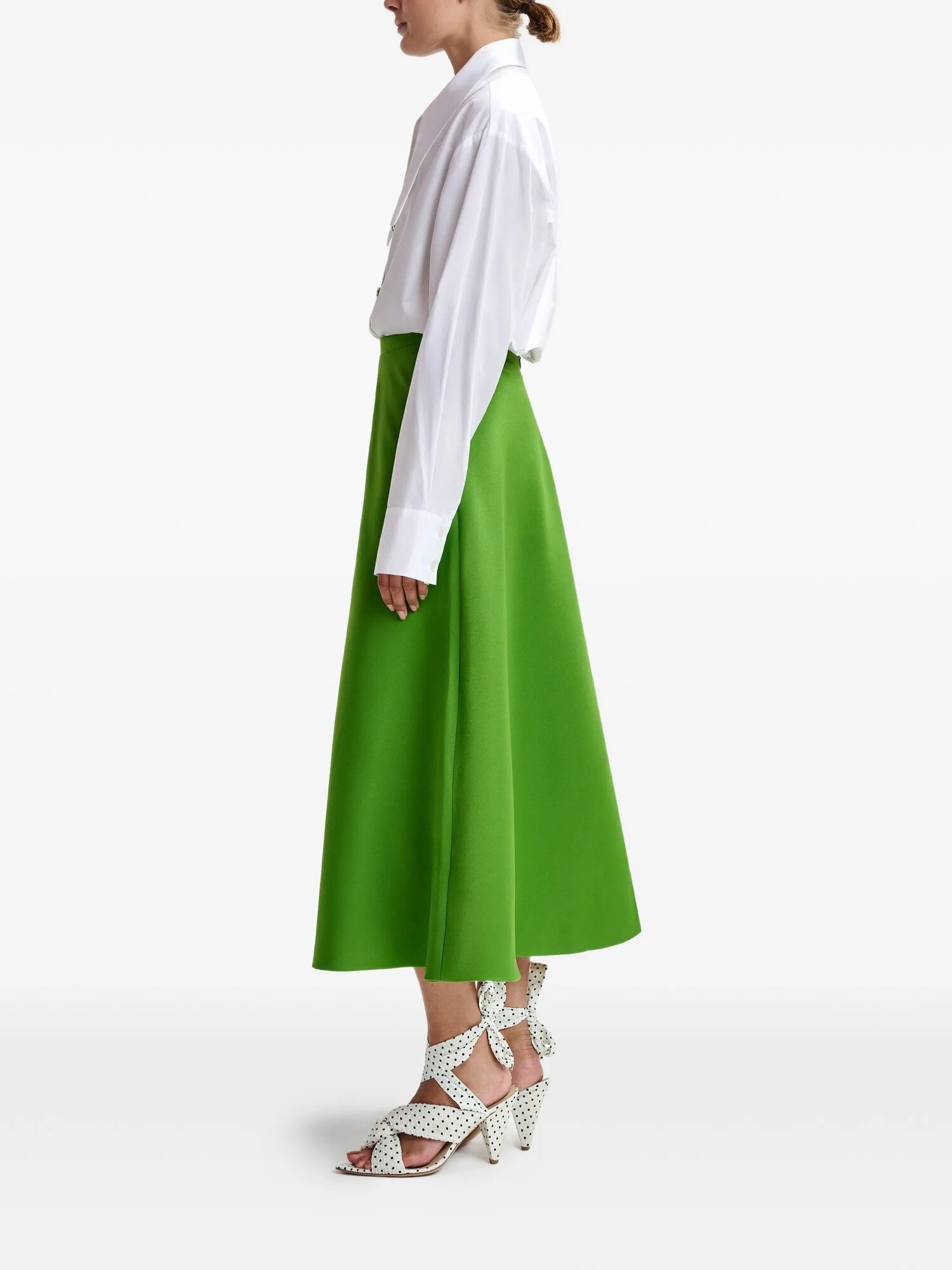 Юбка ESSENTIEL ANTWERP A-line skirt, размер 44, green — фото 1