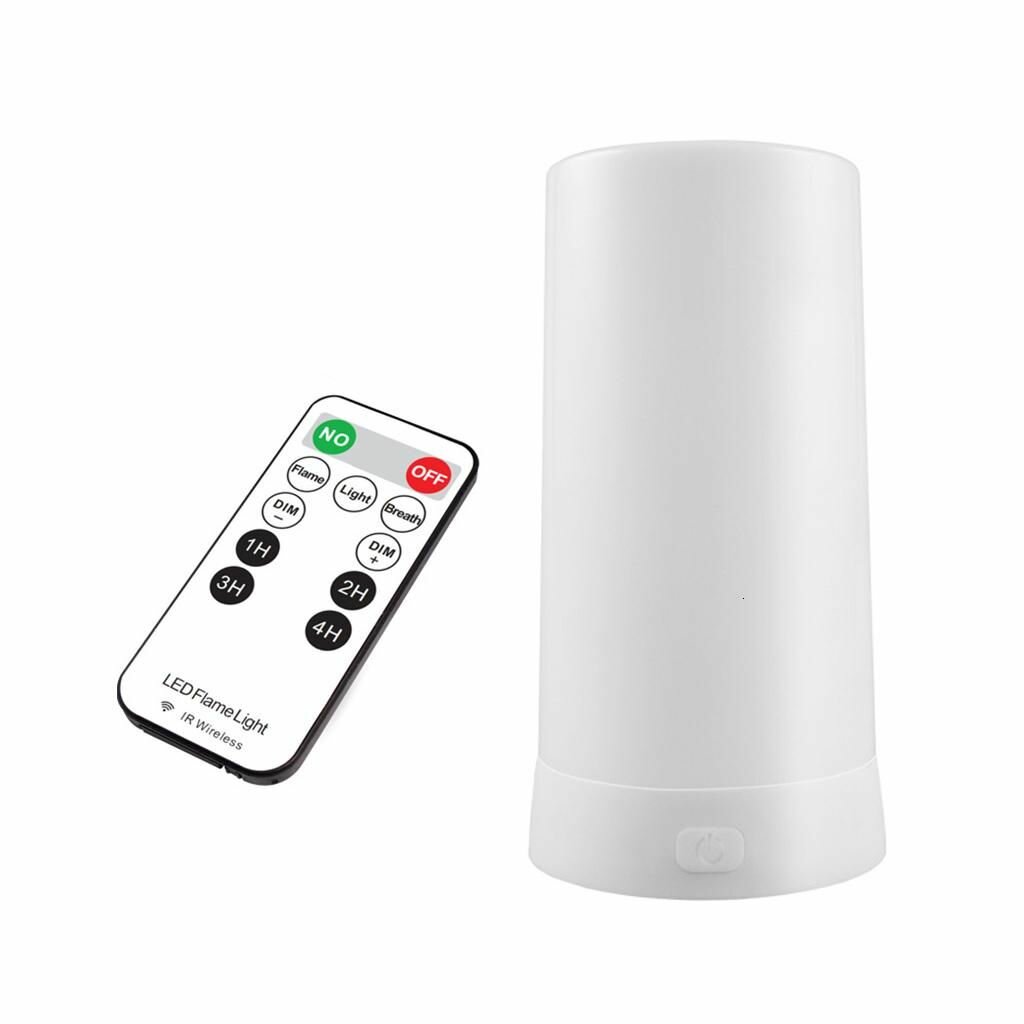 Декоративная лампа с эффектом пламени, - с дистанционным управлением