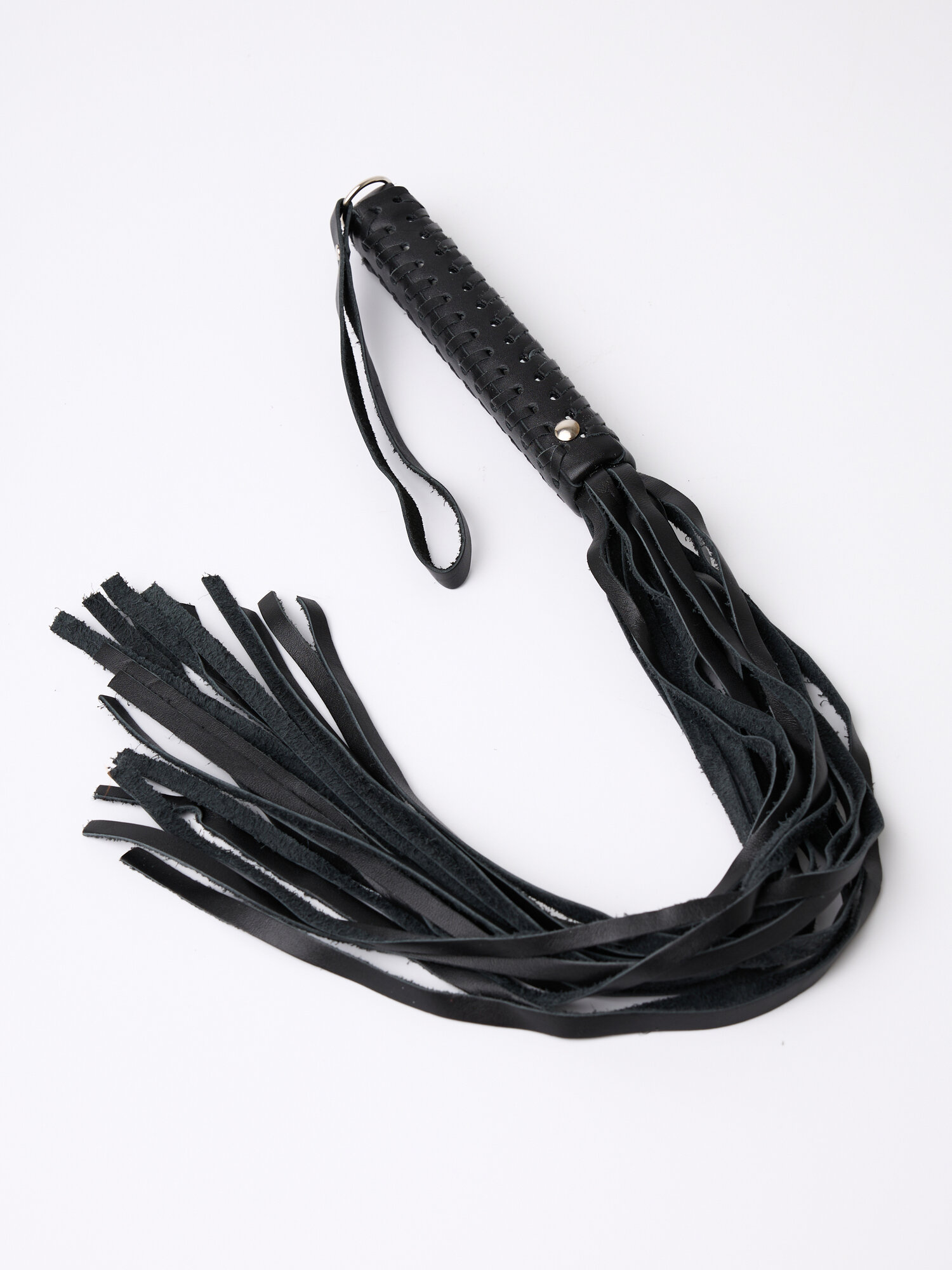 Плеть эротическая Fire Horse 006-002к, натуральная кожа, кнут эротик