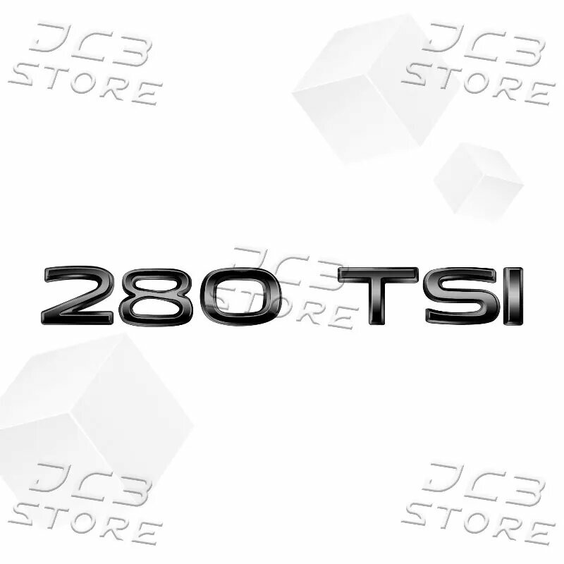 230 280 300 330 380 Эмблема TSI Автомобильный задний багажник, крыло, металлическая наклейка, боковой значок для Volkswagen Golf MK3 MK4 MK5 Jetta Polo Tiguan