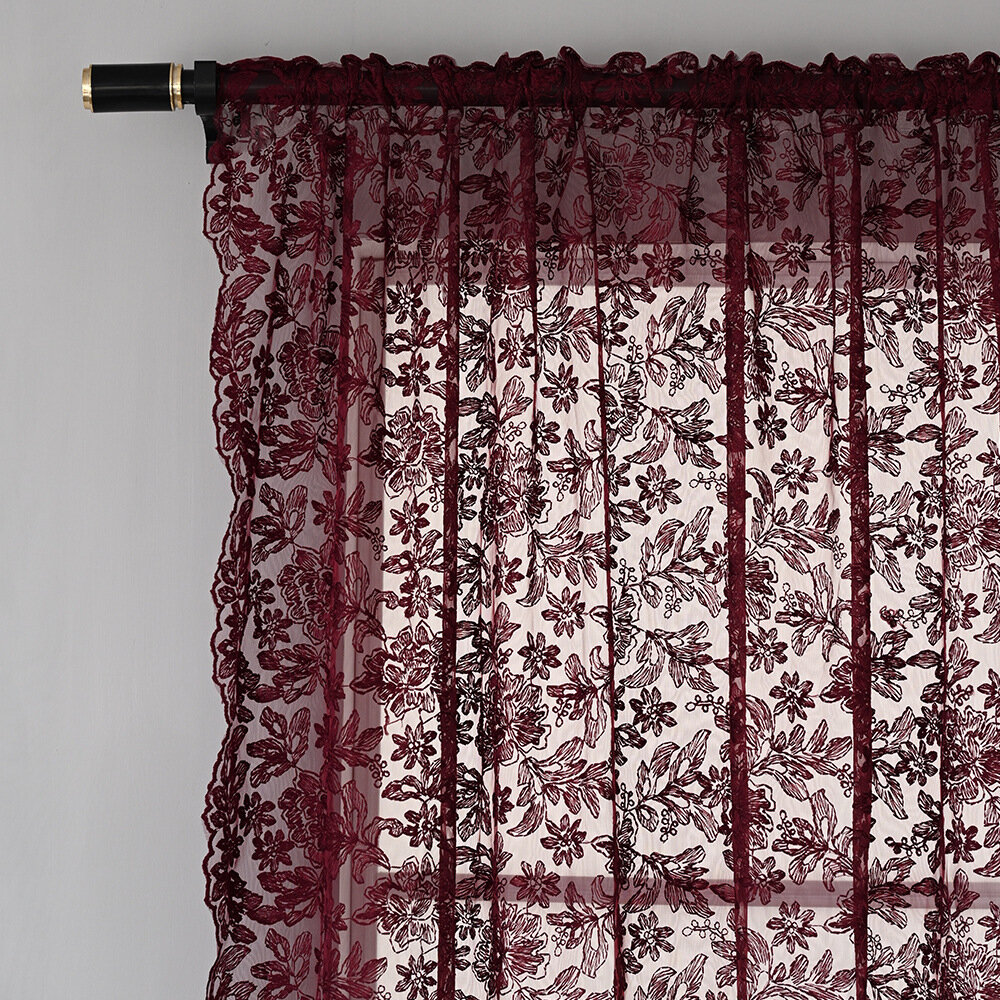 Кросс-бордерные французские ретро-шторы в скандинавском дворцовом стиле с кружевной вышивкой, светофильтрующие шторы для боковых окон, полупрозрачные шторы для дверей