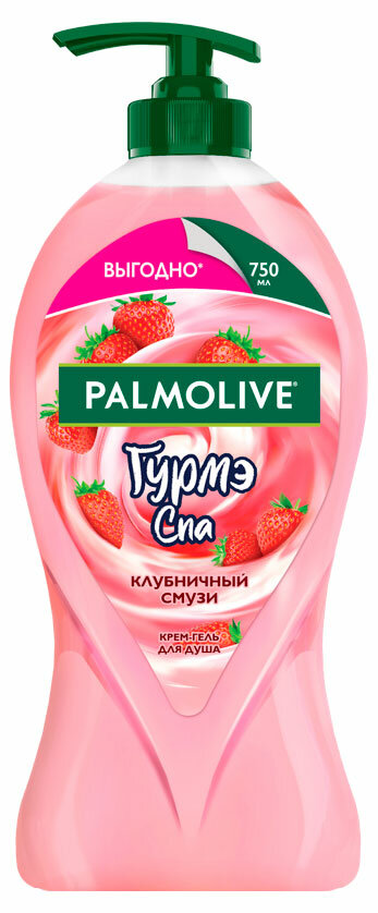 Гель для душа Palmolive Гурмэ СПА Клубничный смузи, 750 мл