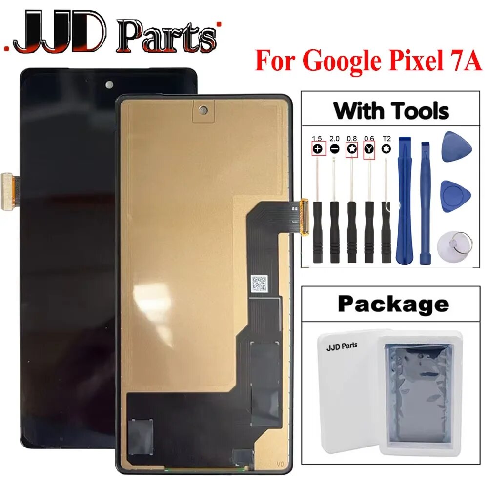 TFT для Google Pixel 7A, ЖК-дисплей, сенсорный экран в сборе, дигитайзер для Pixel7a GWKK3 GHL1X G0DZQ G82U8, замена ЖК-дисплея