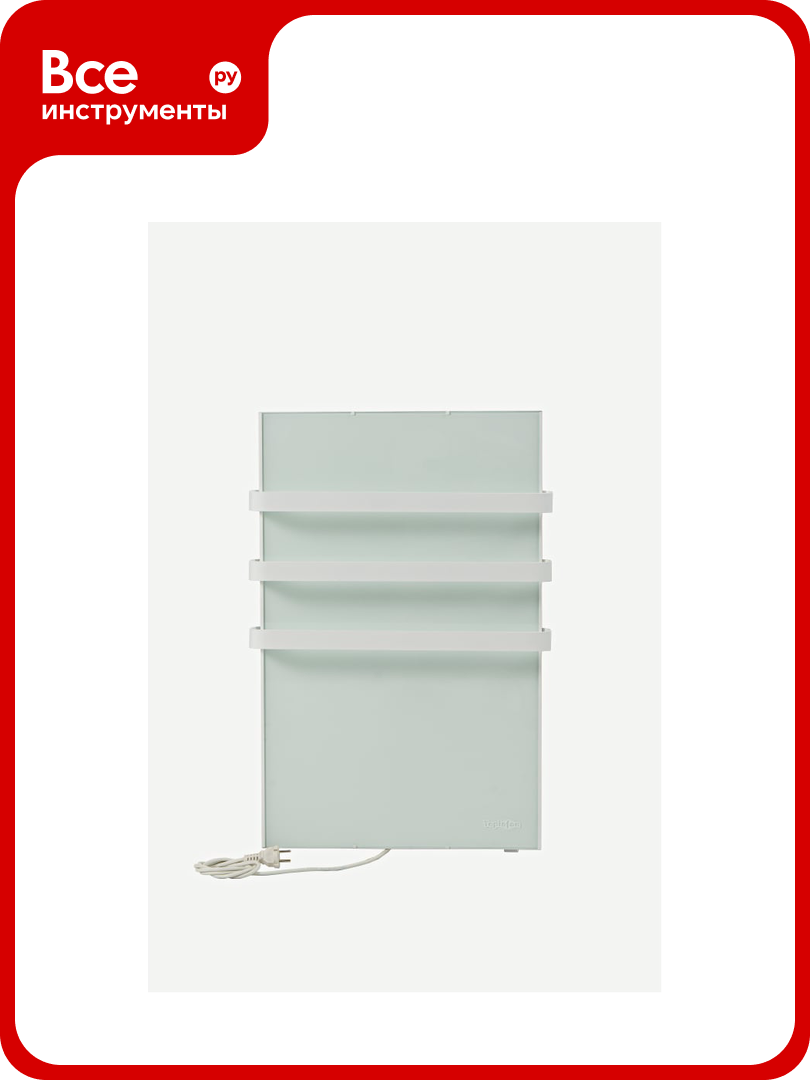 Электрический полотенцесушитель Теплофон 150 Вт, белый 00-00015266