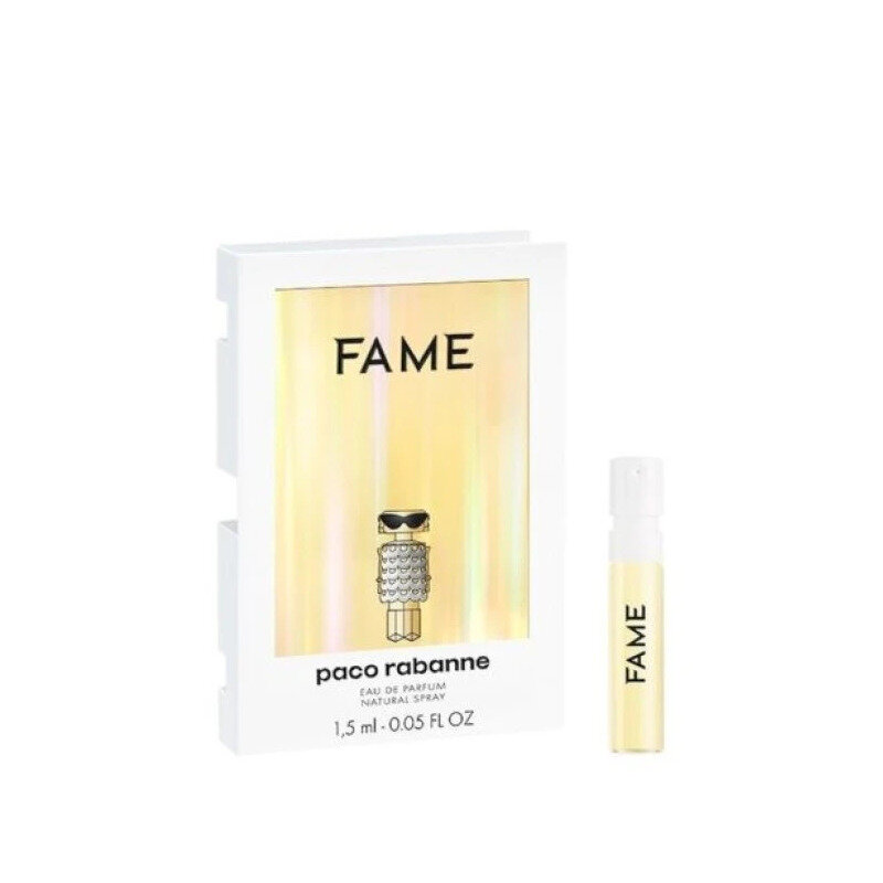 Парфюмерная вода Paco Rabanne Fame миниатюра 1.5 мл / Пробник духов Пако Рабан Фэйм для женщин / Слава