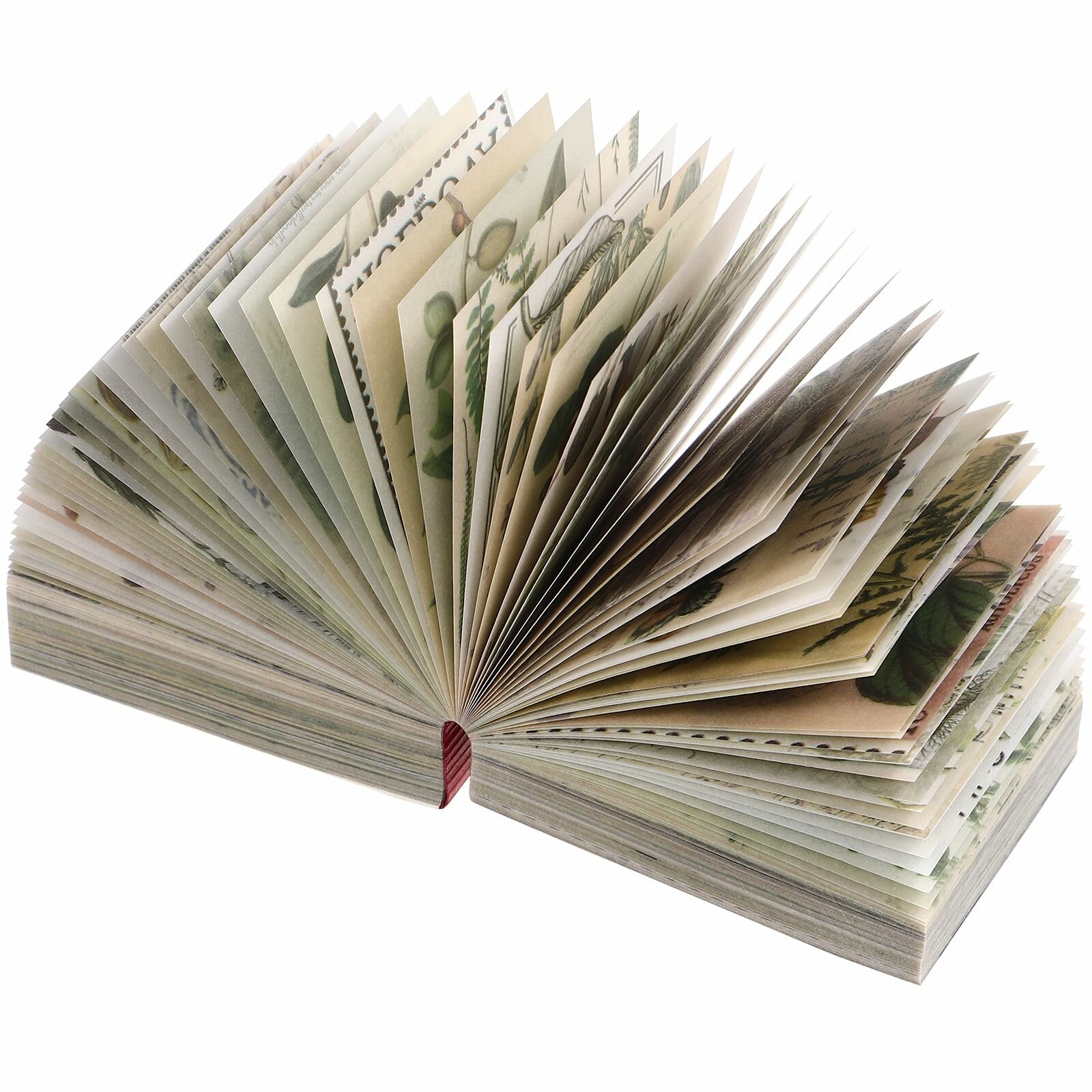 Набор из 365 листов бумаги для скрапбукинга из прозрачной бумаги, в винтажном стиле для творчества и рукоделия