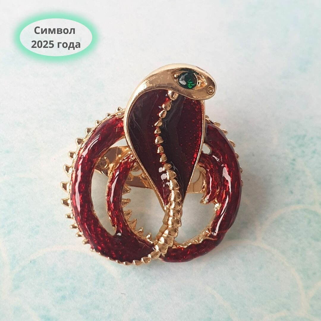 Брошь, стразы