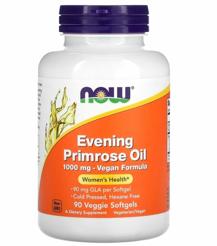 Evening Primrose Oil 1000mg 90 vcaps Now
