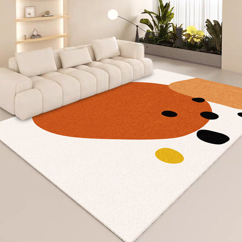 Ковер для гостиной, устойчивый к пятнам, простой в уходе, кристальный велюр, полное покрытие, ковер для дивана в гостиной, водопоглощающий коврик для кофейного стола, однослойный, дропшиппинг