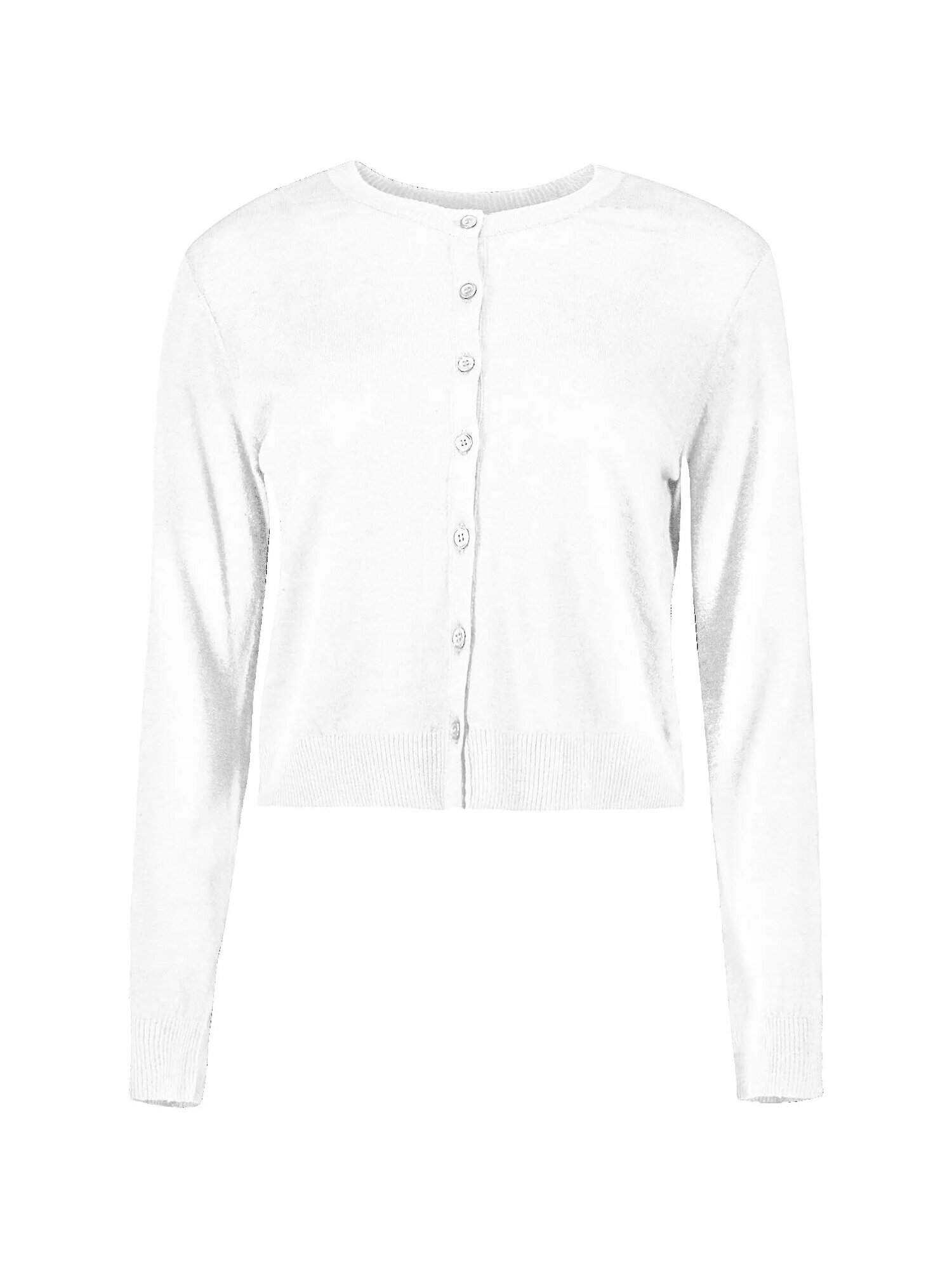 Кардиган  Crew-neck long-sleeve cardigan