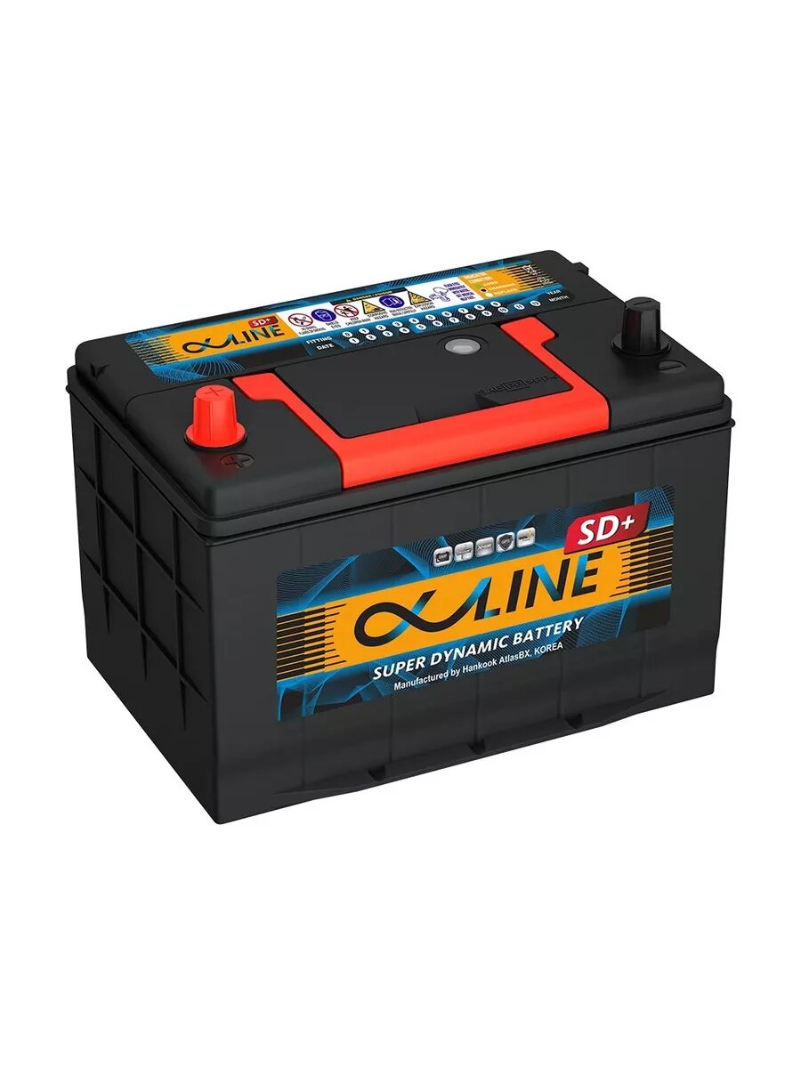 Аккумулятор ALPHALINE SD 95D26R 12V 80Ач прям. пол.