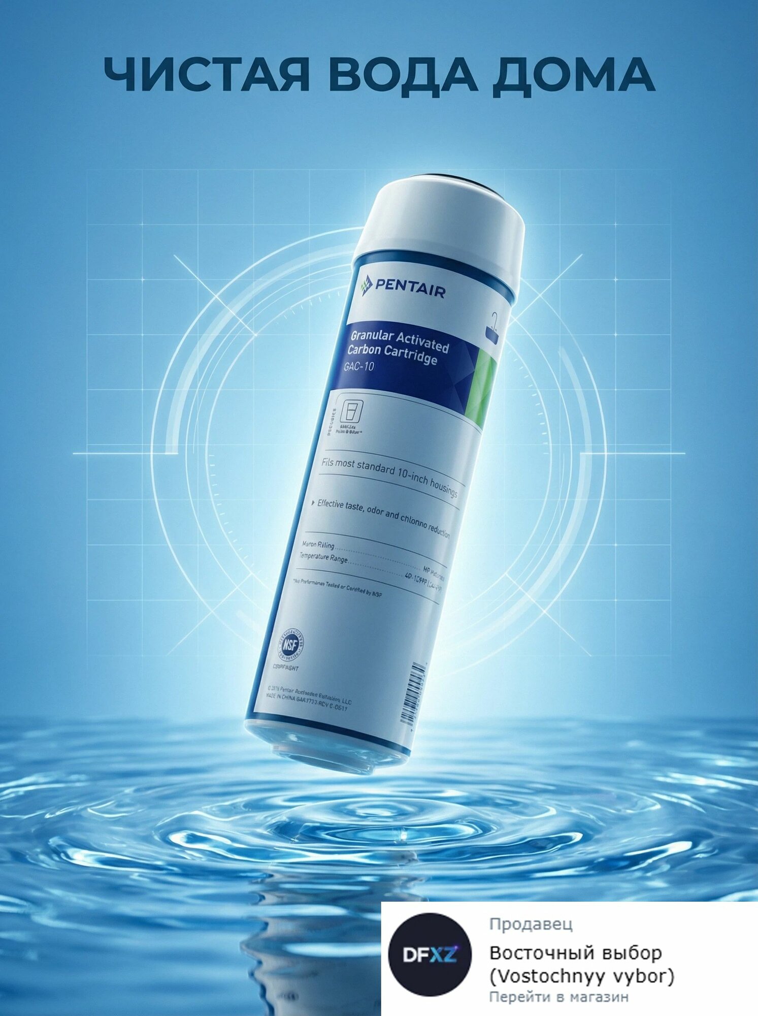 Картридж Pentair (Pentek) GAC-10