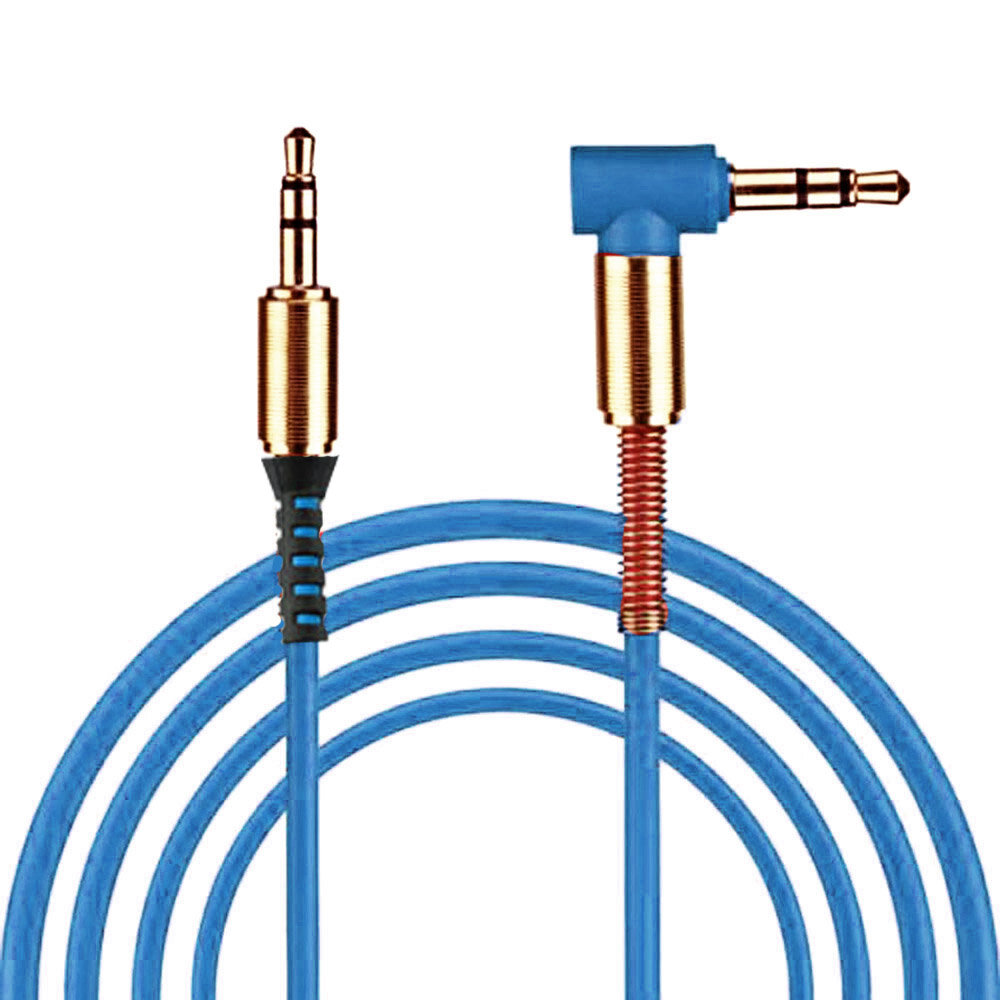 Аудио кабель aux акустический стерео аукс в машину, для наушников, в колонку 3,5 мм 1 метр