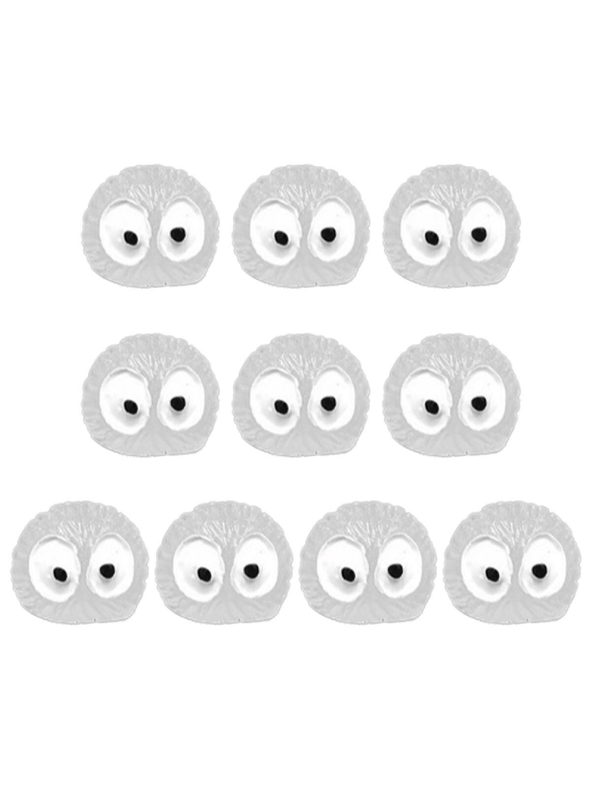 1 упаковка из 10 мини-светящихся пылевых шариков, миниатюрное украшение пейзажа эльфа