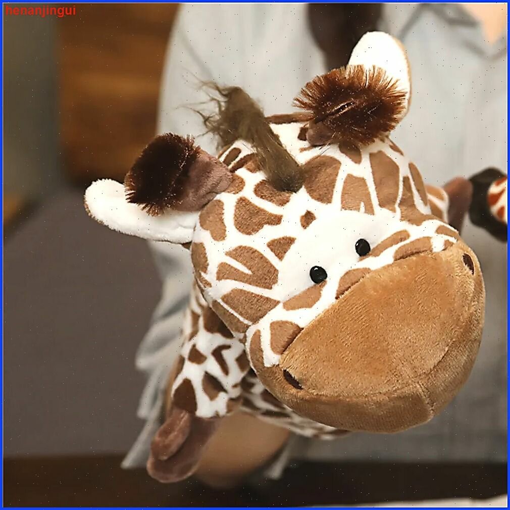 Милая кукла-зверушка с подвижным ртом, которую можно носить на руке