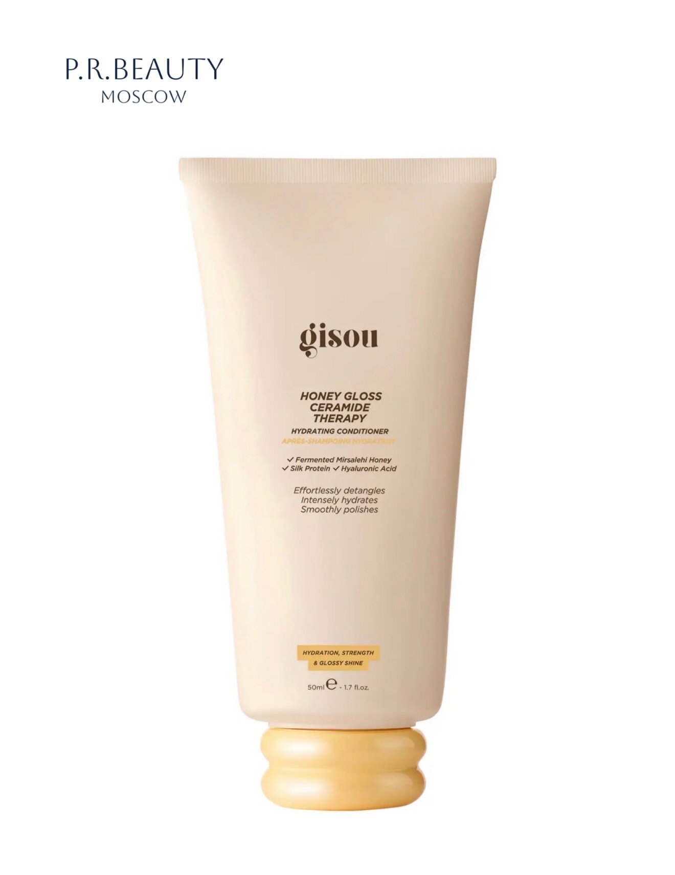 GISOU Кондиционер Для Волос В Мини Формате HONEY GLOSS CERAMIDE THERAPY HYDRATING CONDITIONER 50 мл