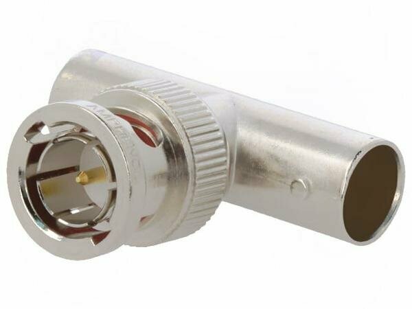 Тройник AMPHENOL B9073D1-ND3G-75, BNC гнездо x2, вилка BNC, 75Ом, позолота, 1шт