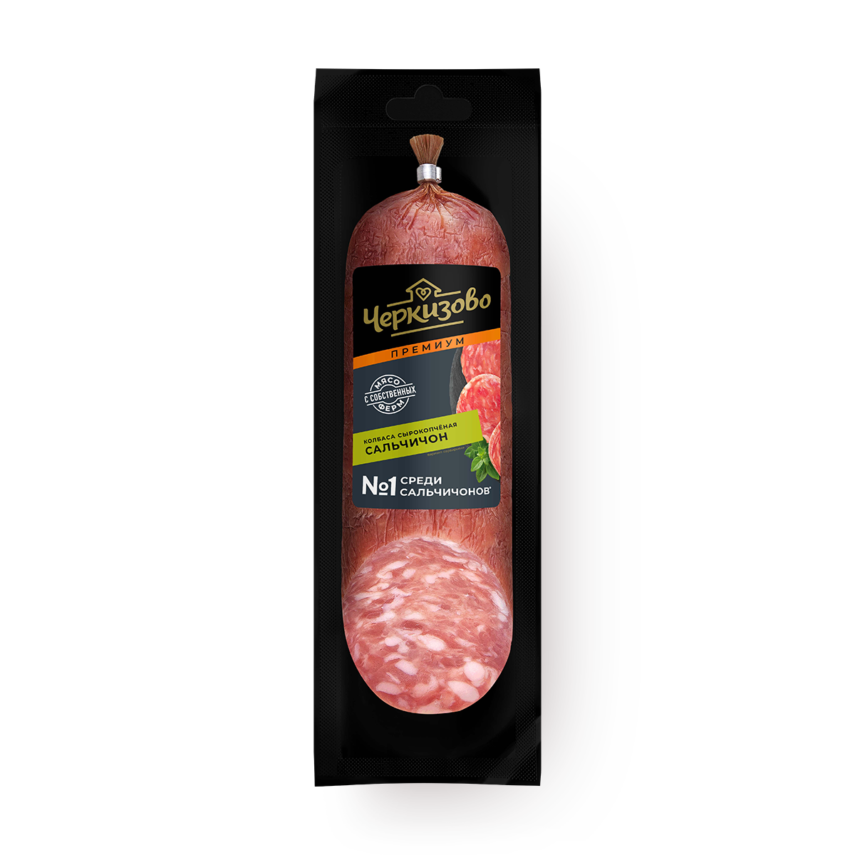 Колбаса Черкизово Сальчичон, сырокопченая, свинина, вакуумная упаковка, 300 г
